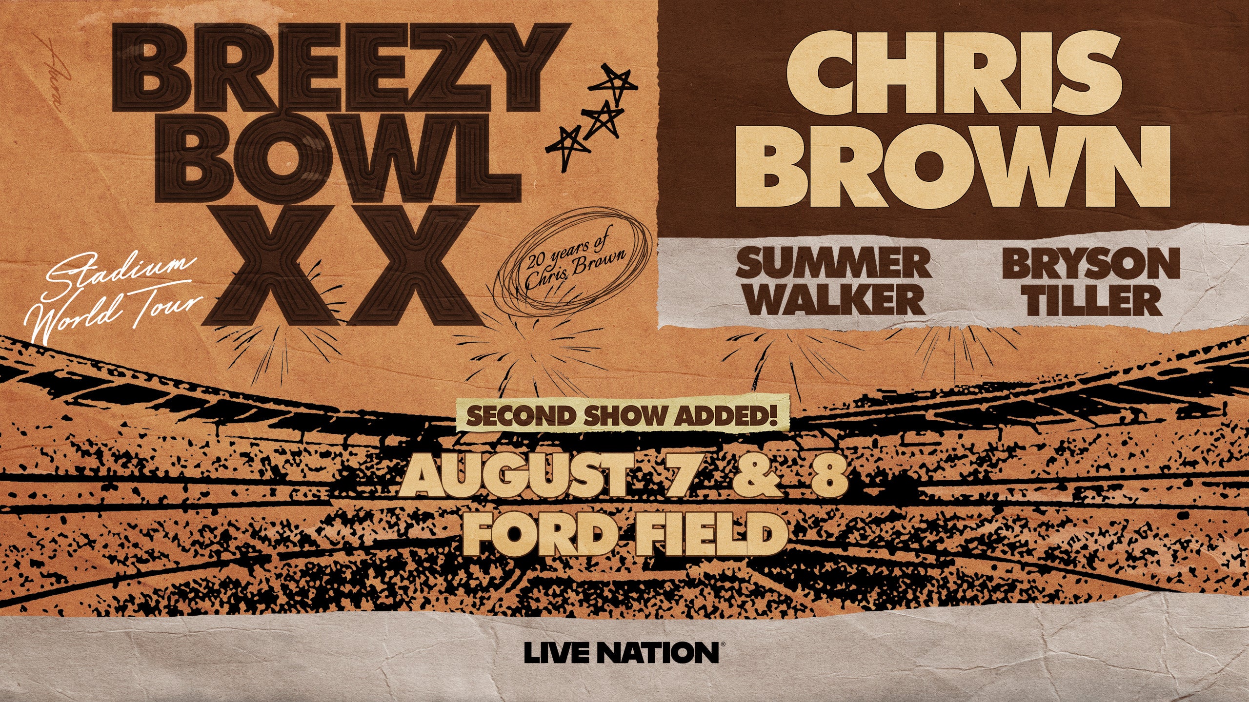 Chris Brown - Breezy Bowl XX - Stadium World Tour | Ford Field
