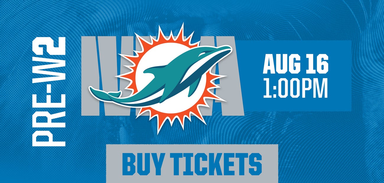 DOLPHINS VS LIONS | Ford Field